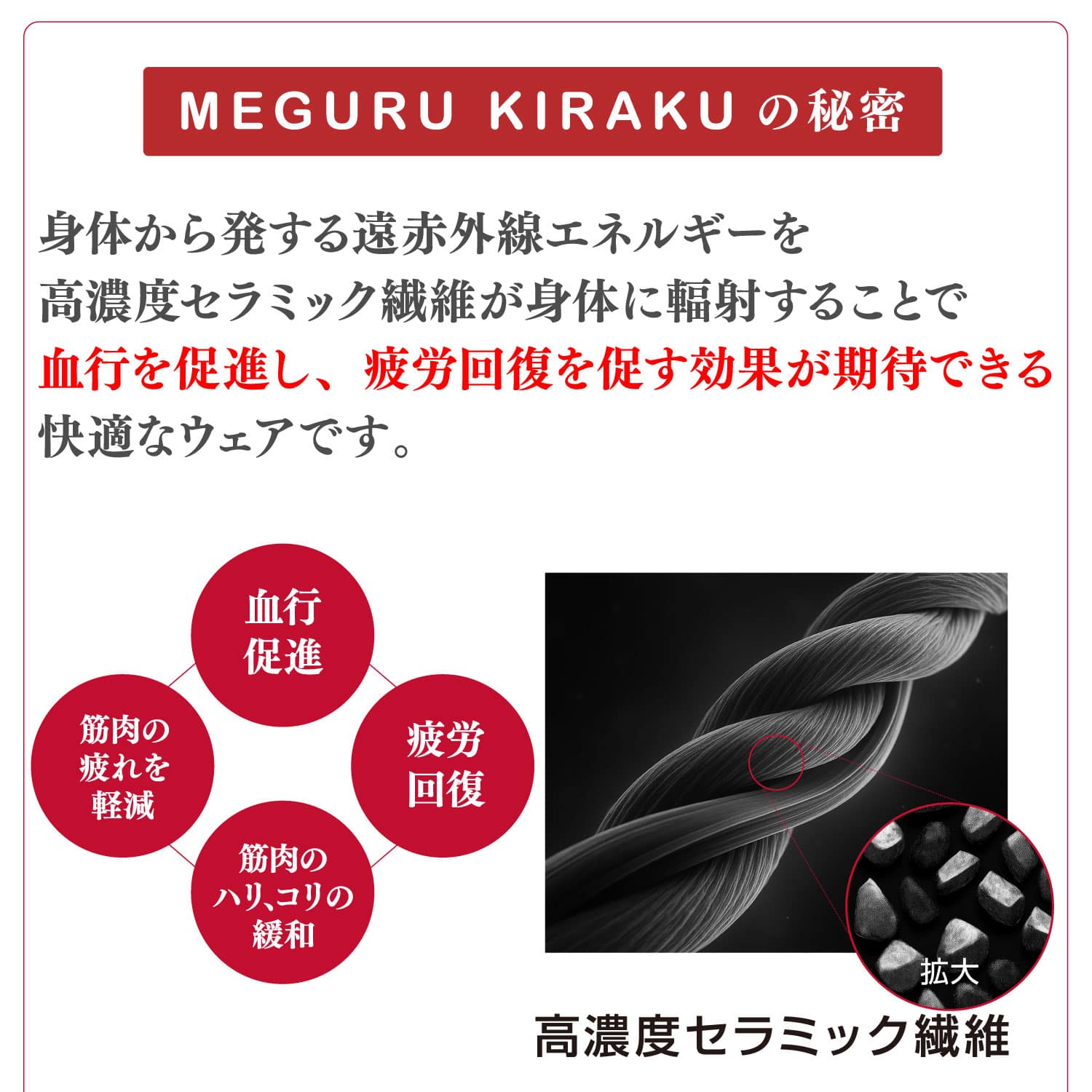 MEGURU KIRAKU（ めぐる きらく ） リカバリーウエア｜KIRAKU SHOP